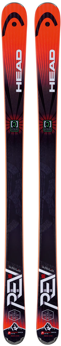 Head Rev 90 Men's Skis - Powder7