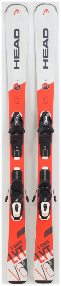 Head V Shape V6 White Men's Skis - Powder7