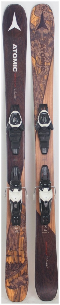 2018 Atomic Bent Chetler Mini 143cm Used Demo Skis w Bindings - Powder7