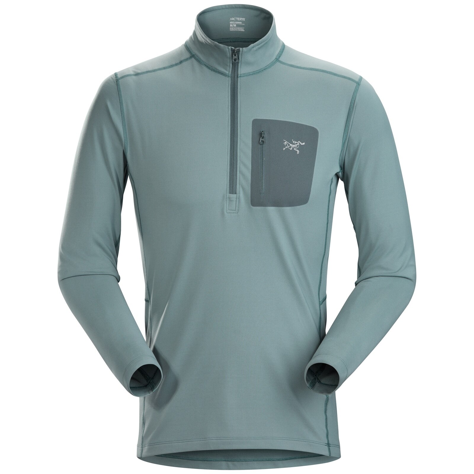 Arc'teryx Men's Rho LT Zip Neck Baselayer - Powder7