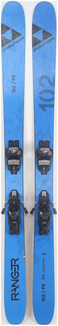 2022 Fischer Ranger 102 FR 177cm Used Demo Skis w Bindings - Powder7