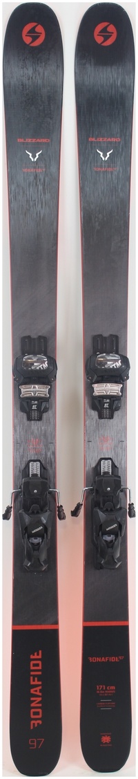 2021 Blizzard Bonafide 97 171cm Used Demo Skis w Bindings - Powder7