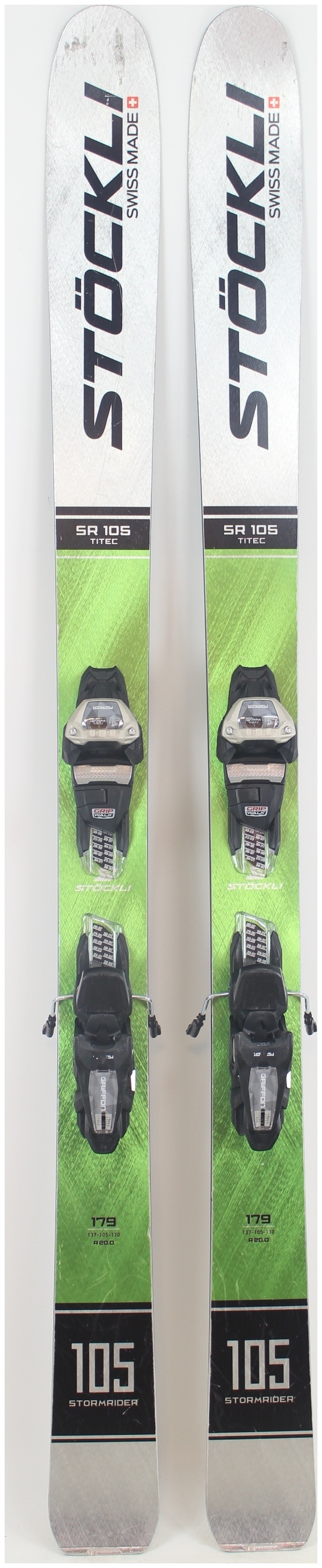 2021 Stockli Stormrider 105 179cm Used Demo Skis on Sale - Powder7