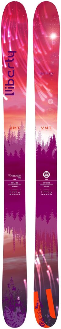 Liberty Genesis 106 Blem Women's Skis - Powder7