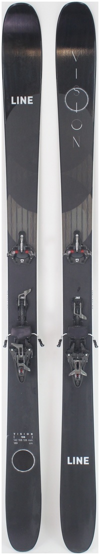 2022 Line Vision 108 AT Setup 189cm Used Demo Skis w Bindings - Powder7