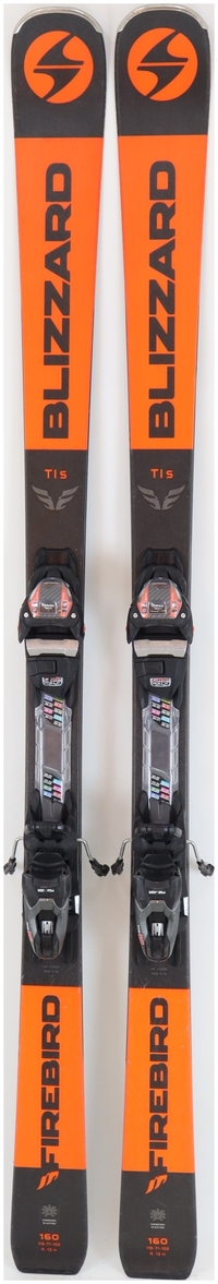 2019 Blizzard Firebird Race TI S 160cm Used Demo Skis w Bindings - Powder7