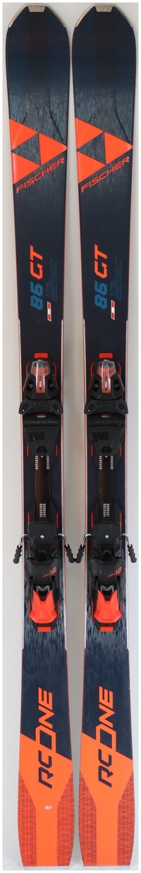 2020 Fischer RC ONE 86 GT Multiflex 175cm Used Demo Skis w Bindings ...
