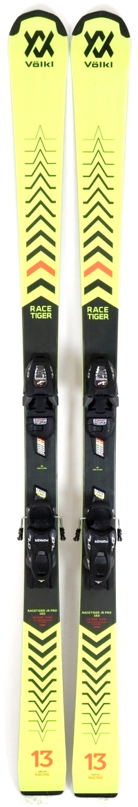 2022 Volkl Racetiger JR Pro 160cm Used Demo Skis w Bindings - Powder7