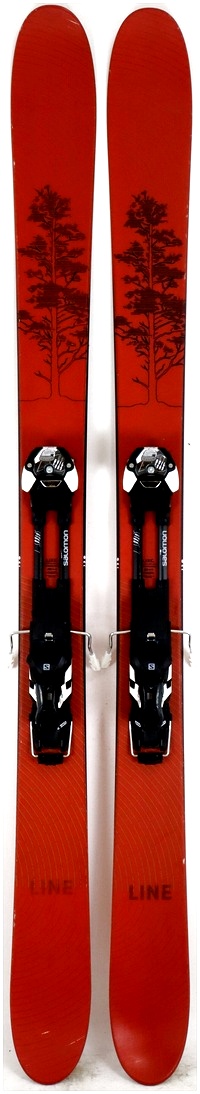 2021 Line Outline 186cm Used Demo Skis w Bindings - Powder7