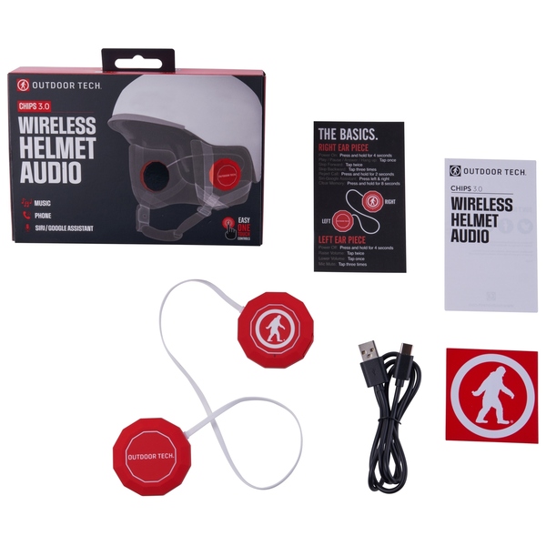 Outdoor Tech Chips 3.0 Ski Helmet Headphones - Powder7