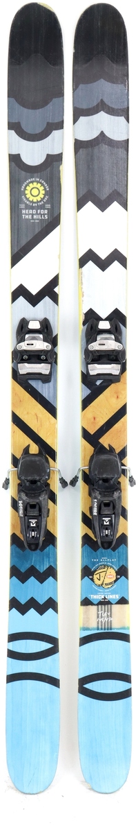 2021 J Skis The All Play Thick Lines 164cm Used Demo Skis w Bindings ...
