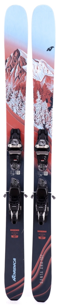 2025 Nordica Santa Ana 102 167cm Used Demo Skis w Bindings - Powder7