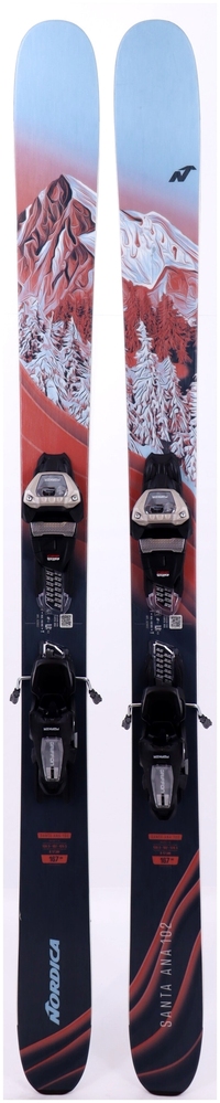 2025 Nordica Santa Ana 102 167cm Used Demo Skis w Bindings - Powder7