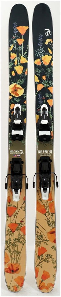 2024 Icelantic Nia Pro 169cm Used Demo Skis w Bindings - Powder7
