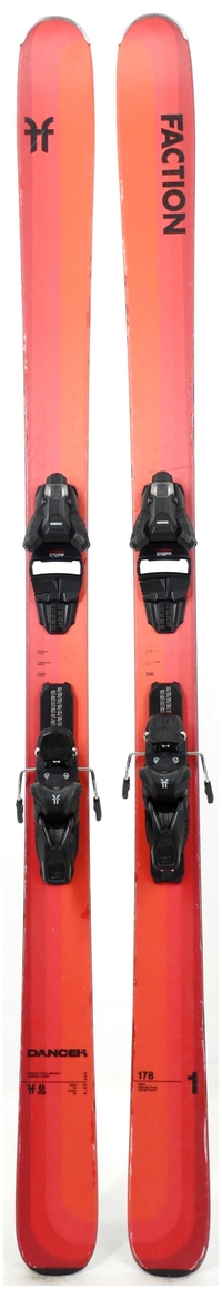 2024 Faction Dancer 1 178cm Used Demo Skis w Bindings - Powder7
